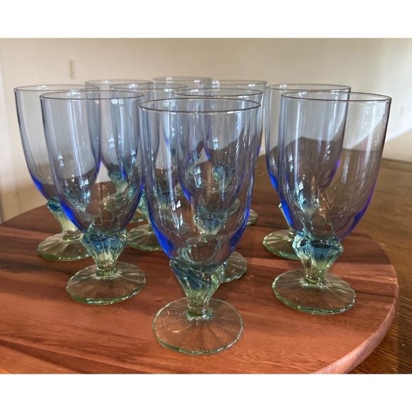 Bormioli | Dining | Bormioli Rocco Crystal Footed Iced Tea Glass Goblet ...